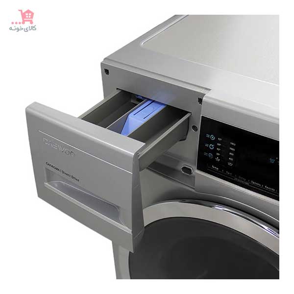 ماشین لباسشویی 8 کیلوگرمی دوو سری کاریزما مدل DWK1-CH840S نقره‌ای | کالای ‌خونه