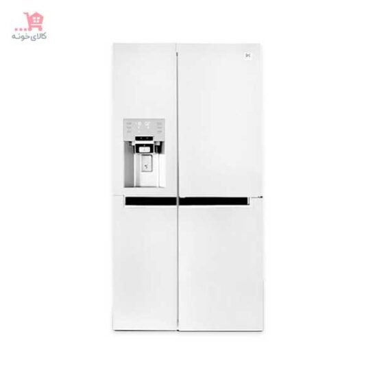 یخچال فریزر ساید بای ساید دوو مدل DS-3445MW سفید متالیک | کالای ‌خونه