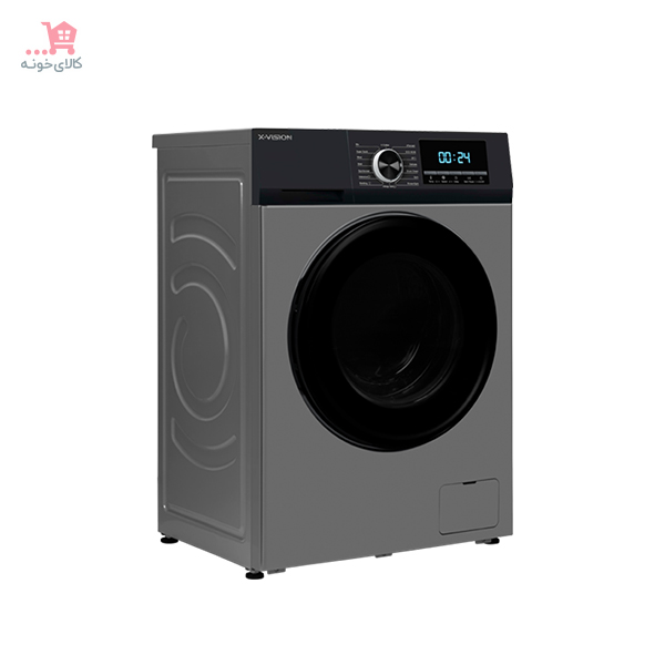 ماشین لباسشویی 9 کیلوگرمی ایکس ویژن مدل TP92-BSD نقره‌ای | کالای ‌خونه