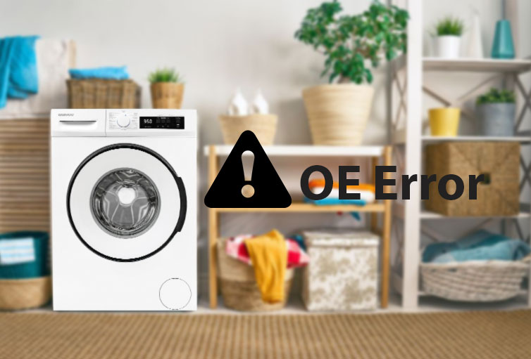 رفع ارور OE لباسشویی دوو؛ علل و راه حل های تعمیر | کالای ‌خونه